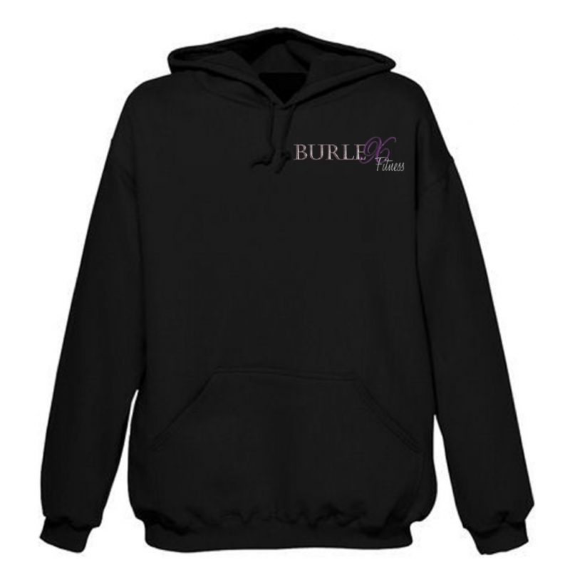 Black / Purple Hoodie - Burlex Fitness | Burlesque Fitness Classes